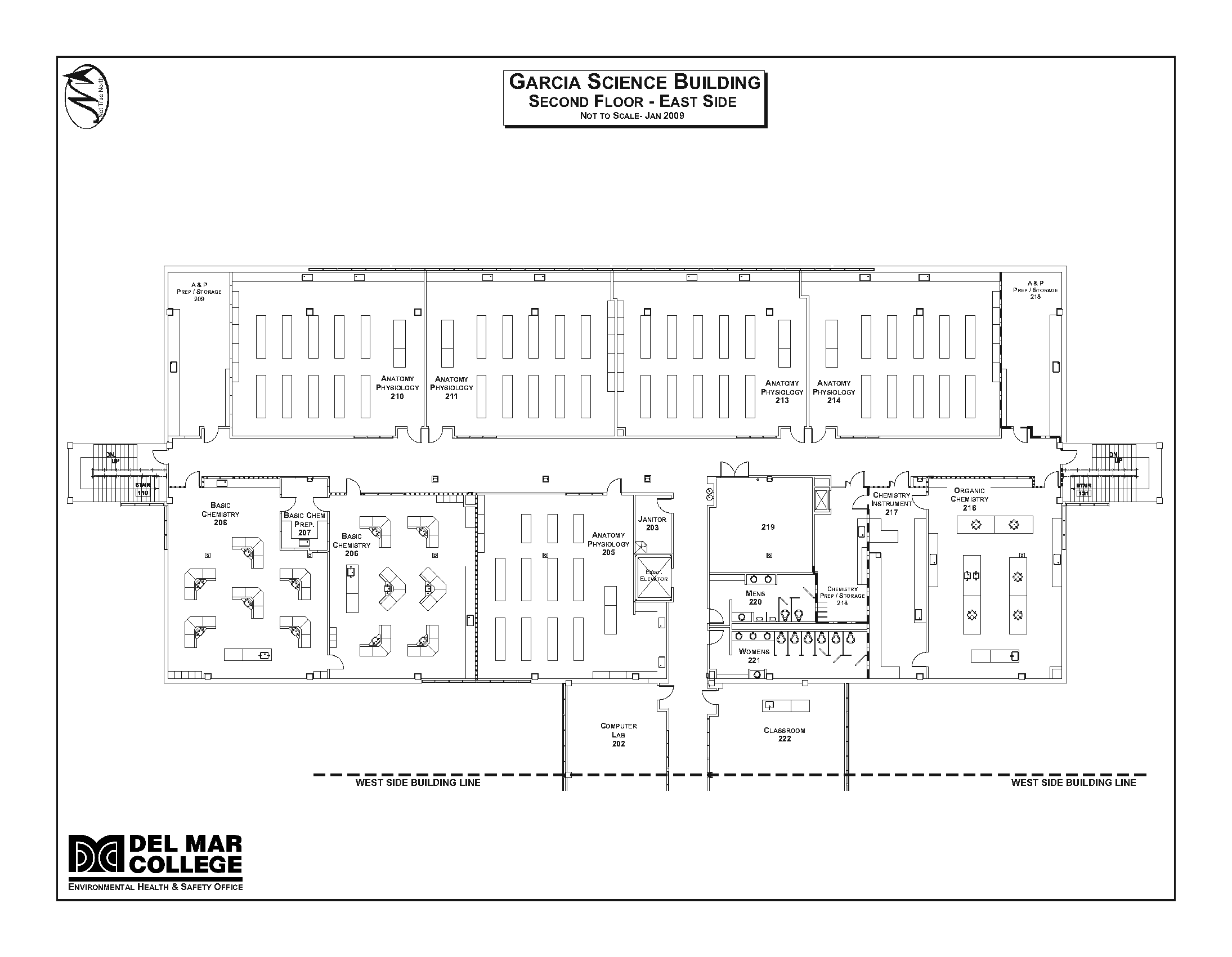 Heritage Campus Building Maps - Del Mar College