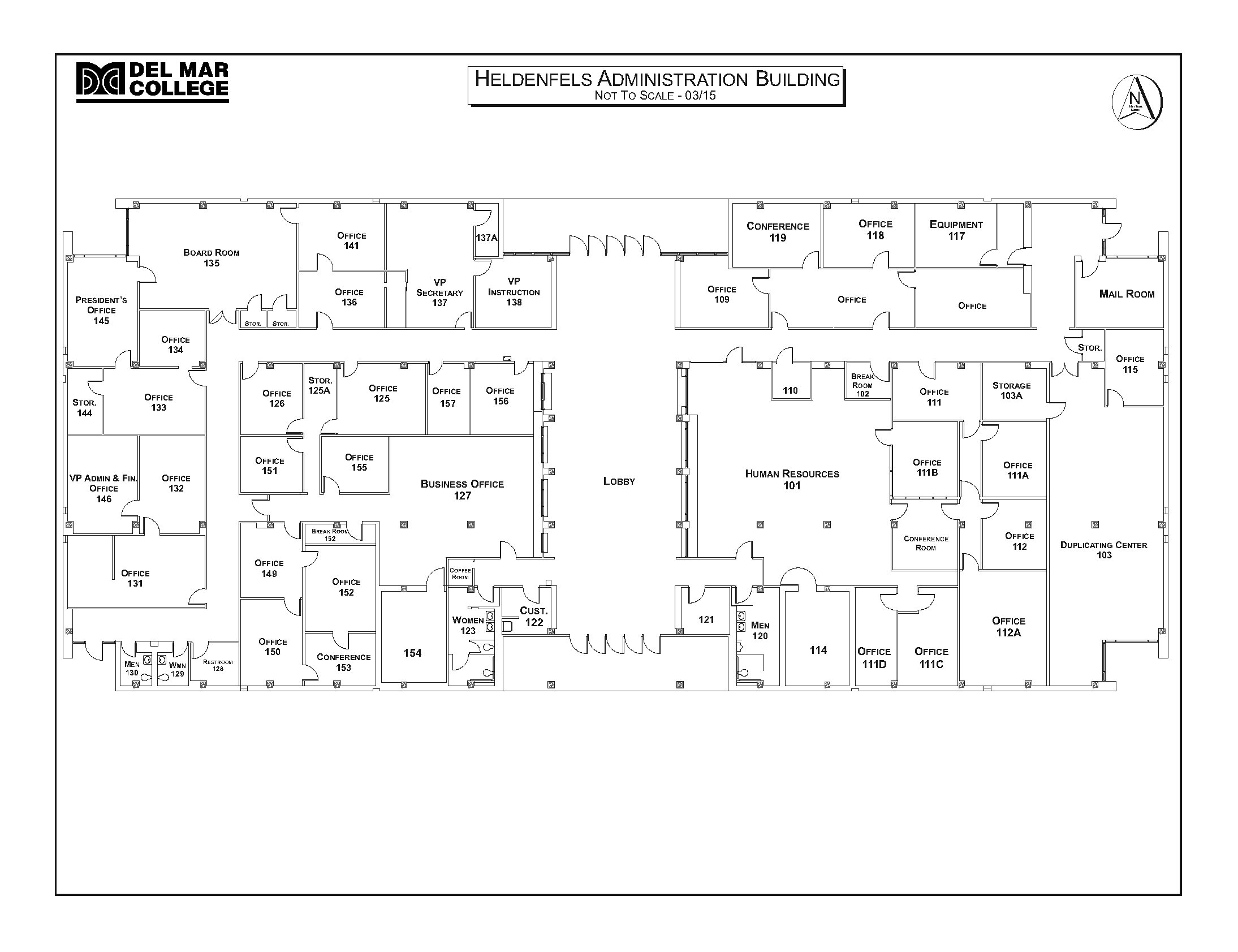Heritage Campus Building Maps - Del Mar College