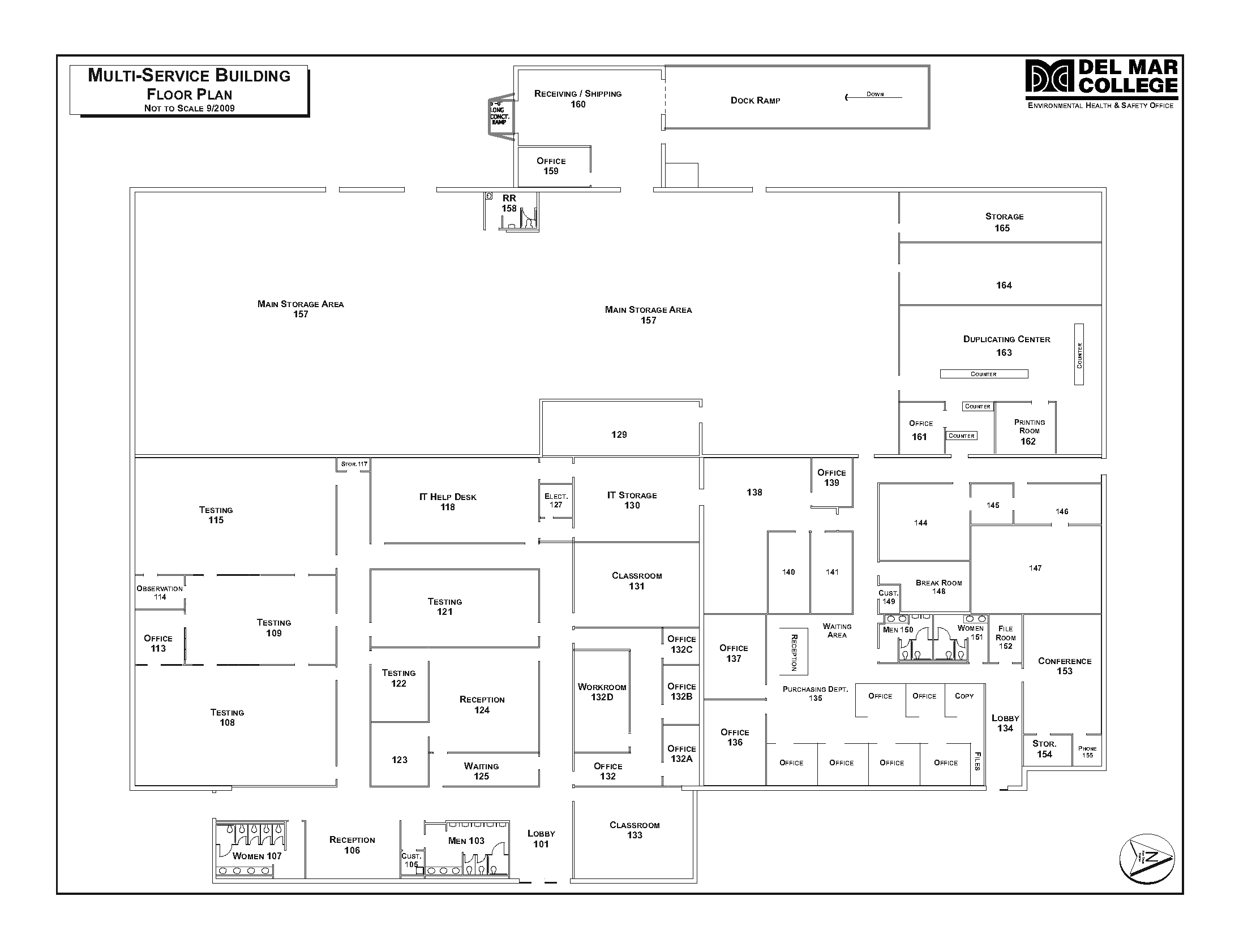 Heritage Campus Building Maps - Del Mar College