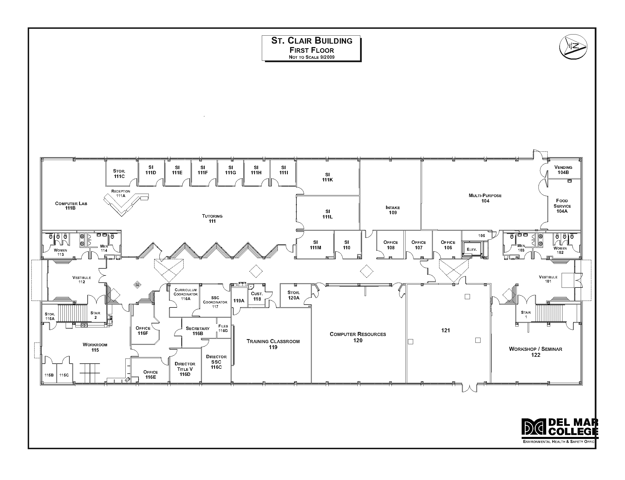 Heritage Campus Building Maps - Del Mar College